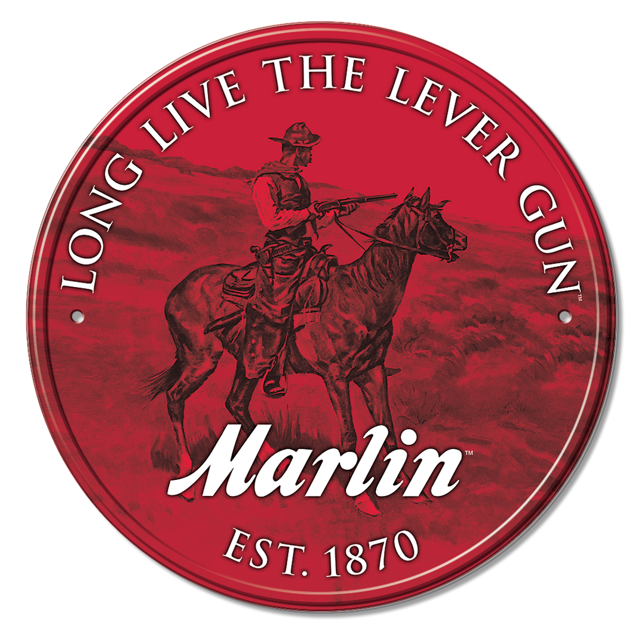 Marlin Rifle/Gun Tin Sign — Import Market